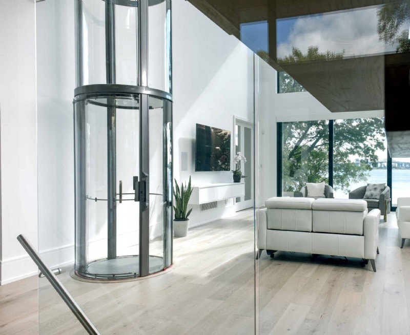 Savaria Vuelift Mini Glass Elevator In Houston TX Lifeway Mobility
