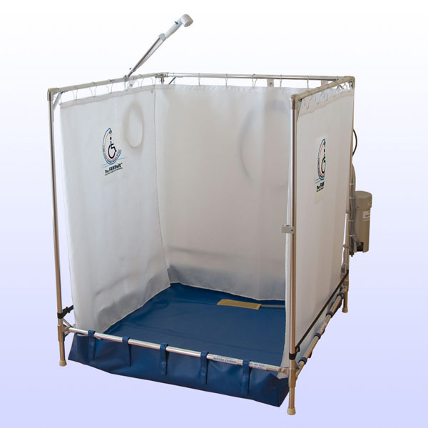 Portable shower stall store